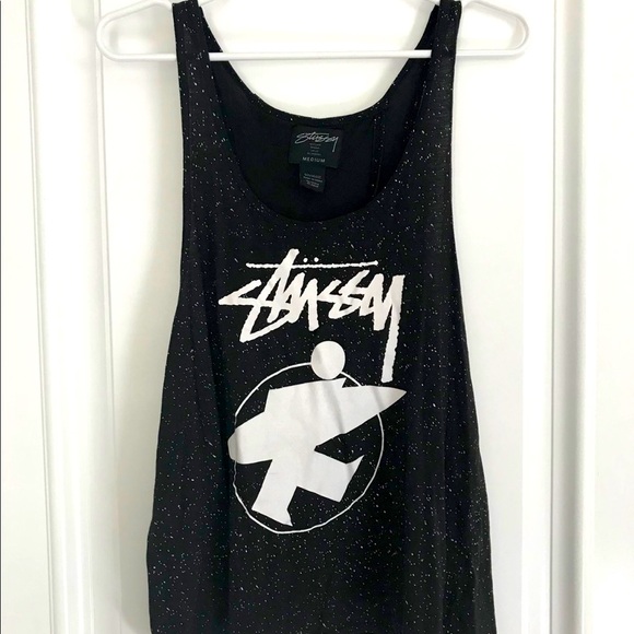 Tops | Stussy Surfer Tank | Poshmark